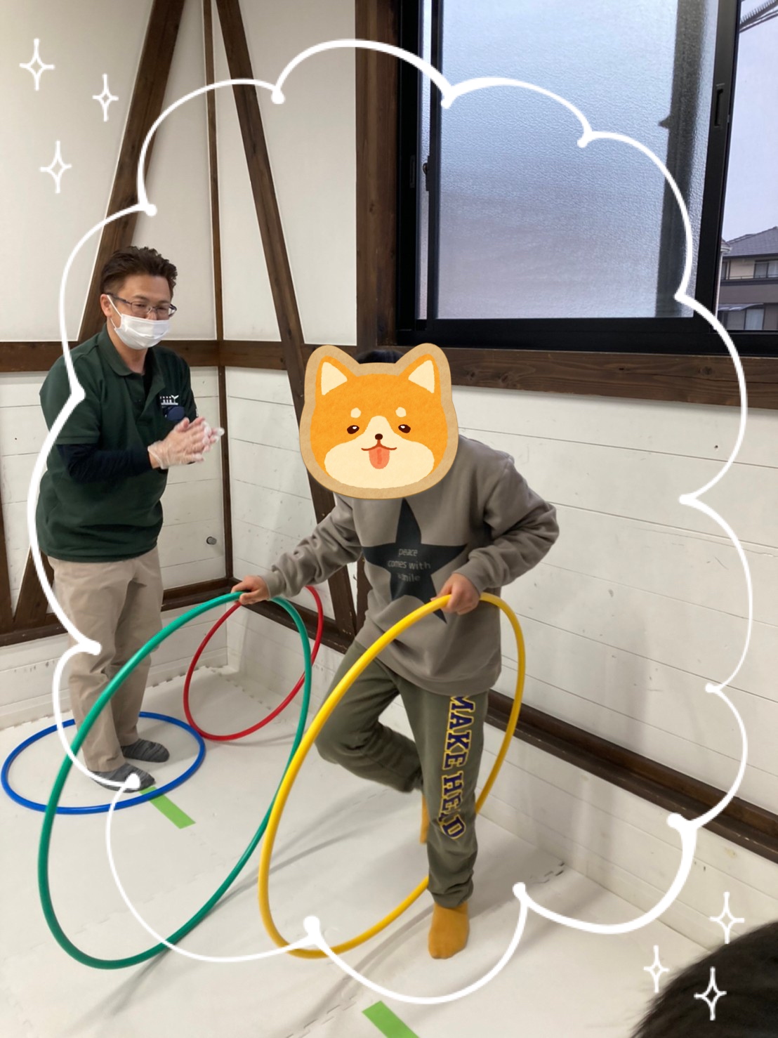 フラフープで島渡り | 放課後等デイサービスKiiiT【キート】